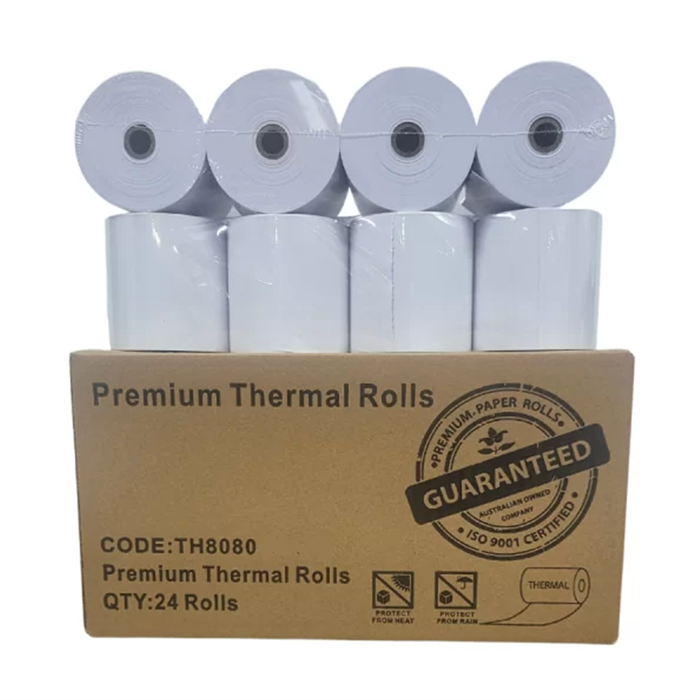 Point of Sale - THERMAL ROLL 80 X 80 BOX 24 80x80 Thermal Register Roll ...